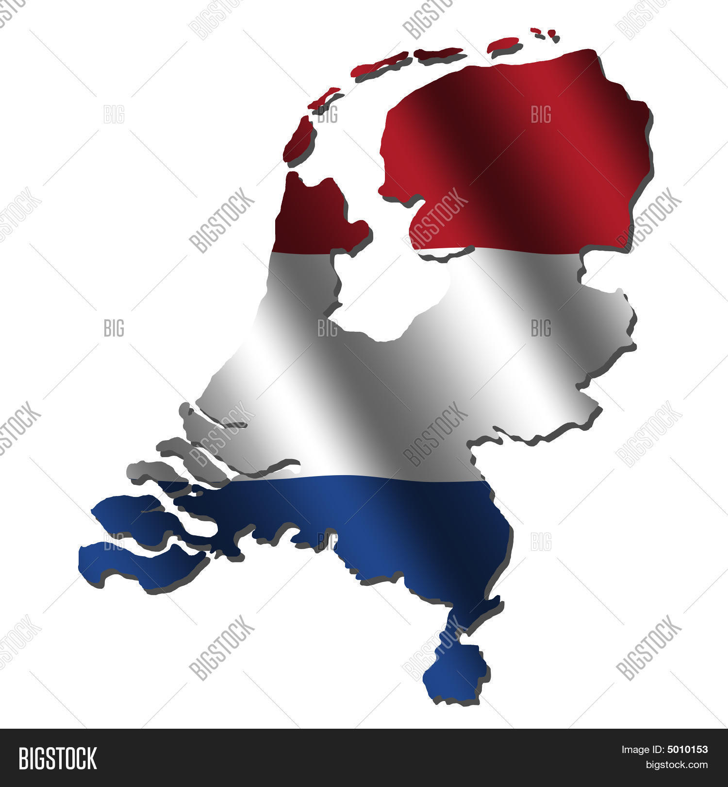 netherlands map flag