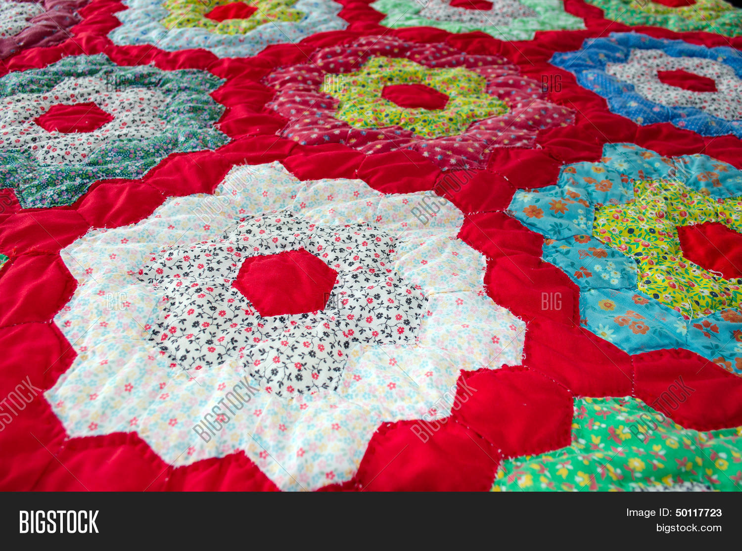 Vintage Handmade Quilt Image & Photo (Free Trial) | Bigstock