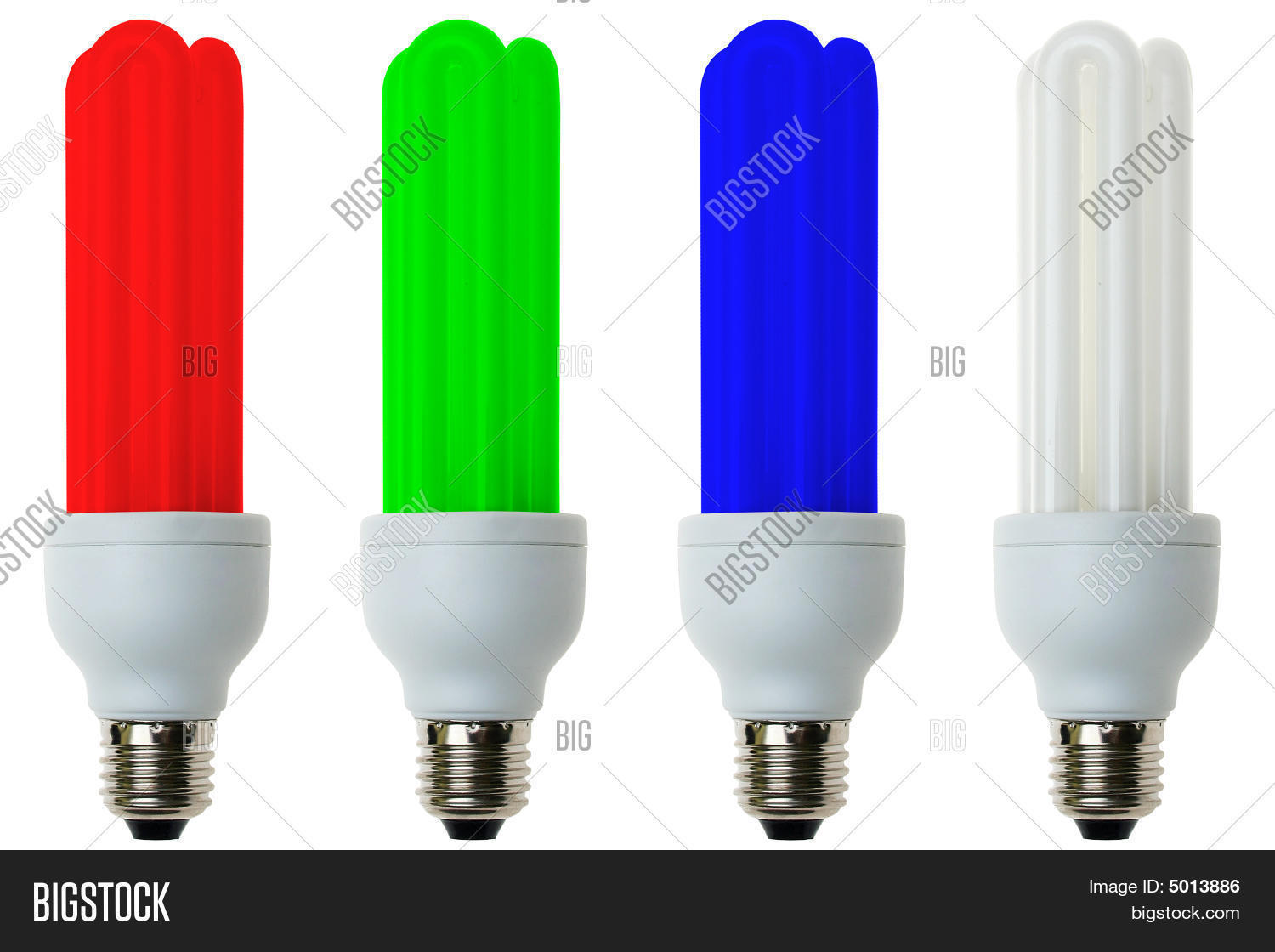 Rgb Fluorescent Light Image & Photo (Free Trial) | Bigstock