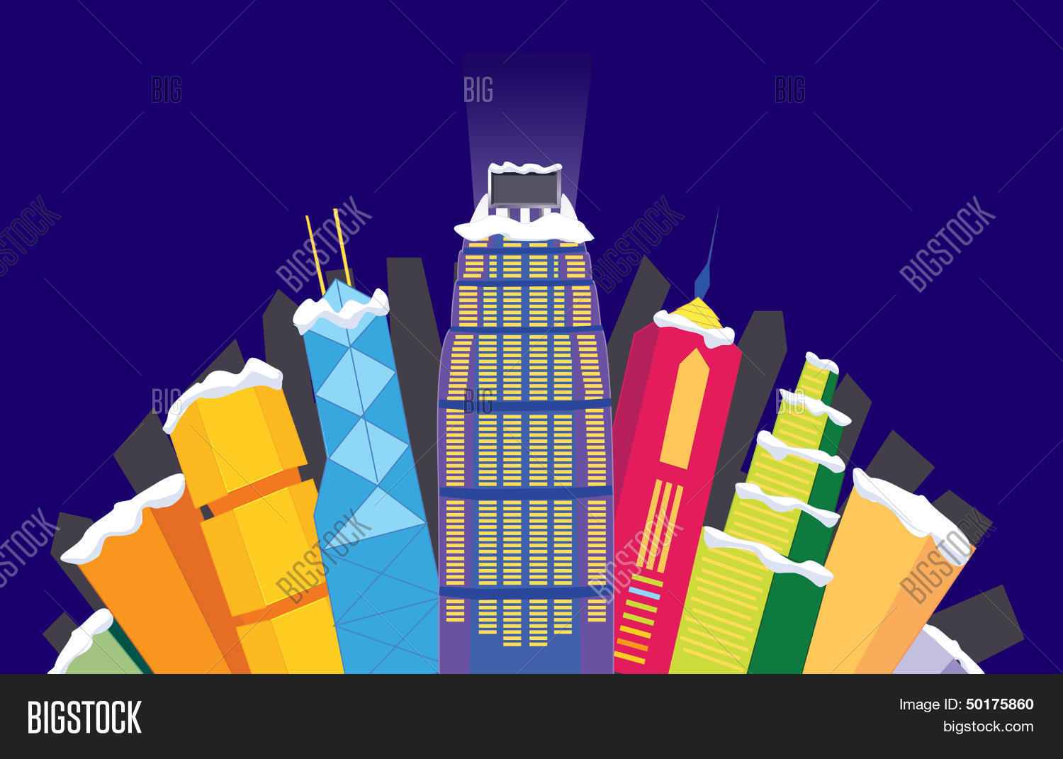 Cartoon Hong Kong Vector & Photo (Free Trial) | Bigstock
