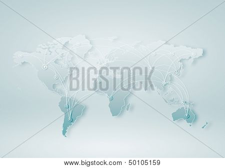 Image Light Blue World Image & Photo (Free Trial) | Bigstock