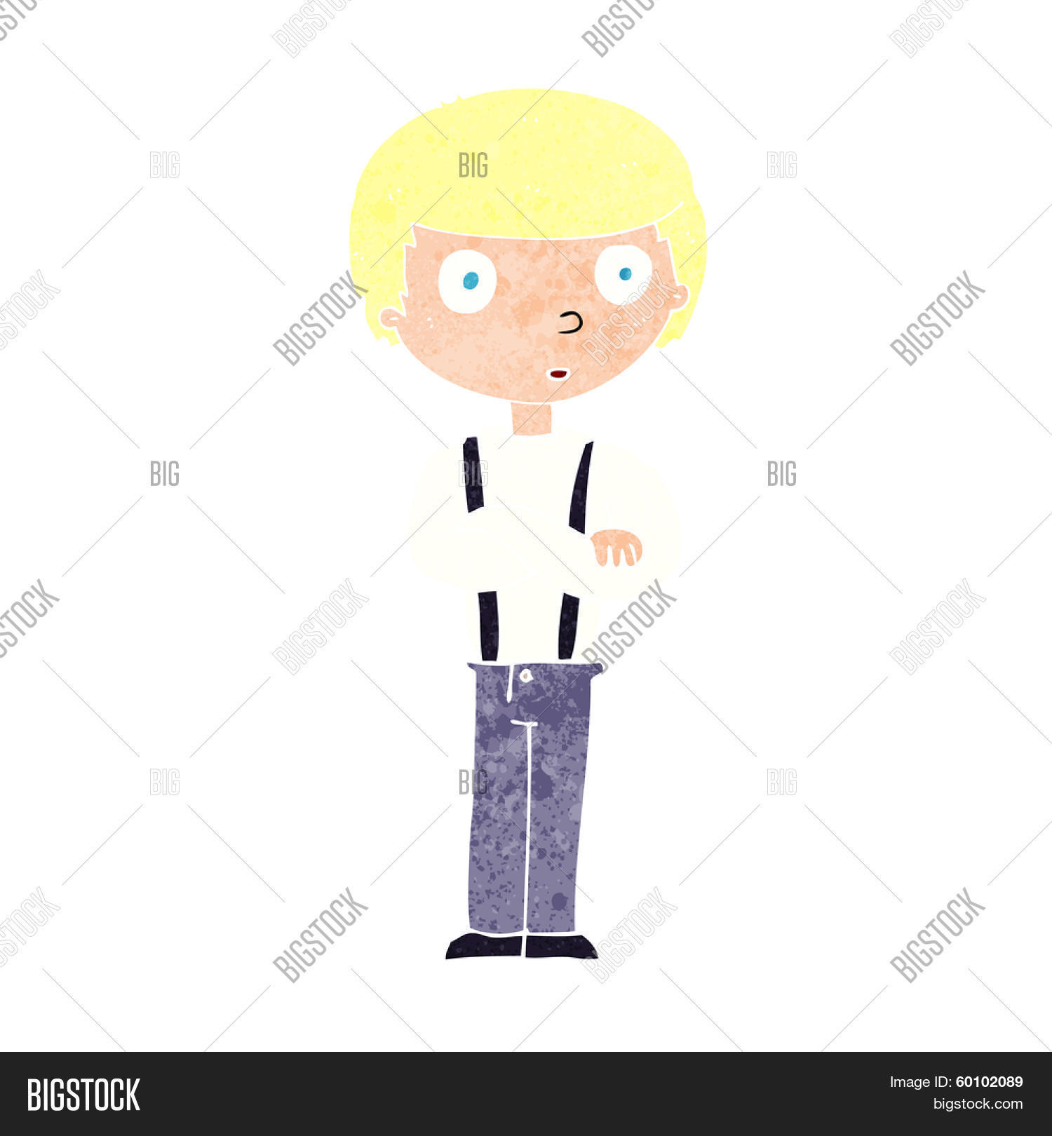 Cartoon Boy Staring Vector & Photo (Free Trial) | Bigstock
