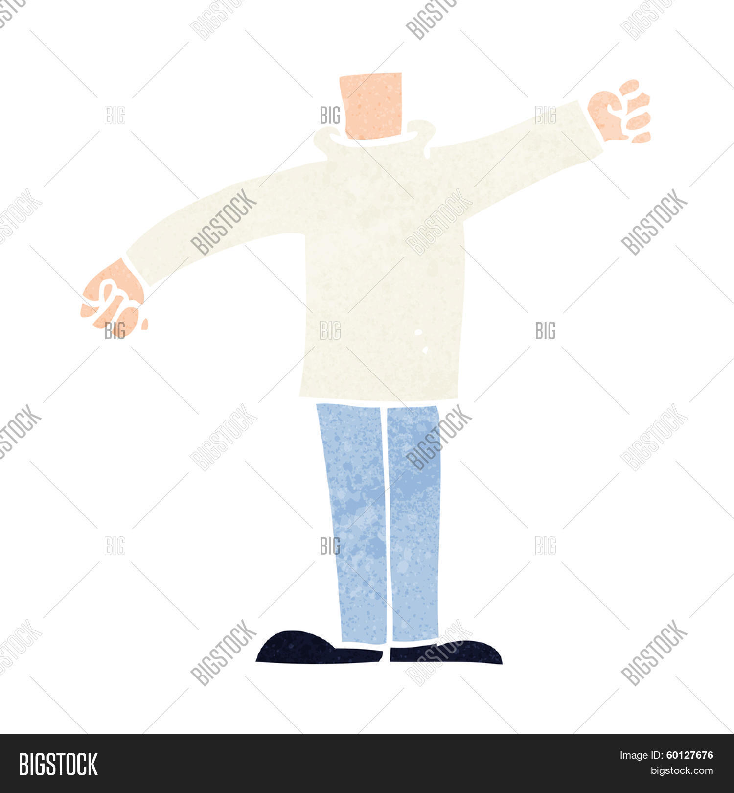 Cartoon Body Waving Vector & Photo (Free Trial) | Bigstock