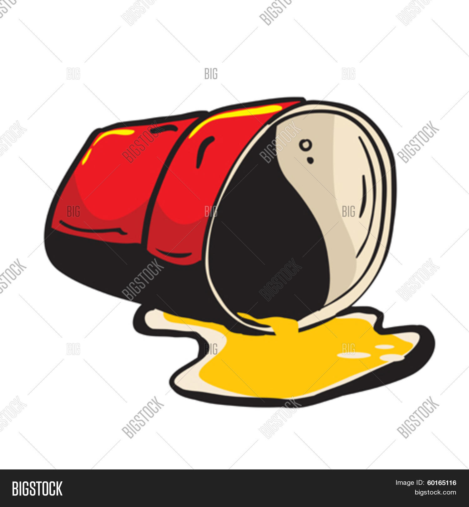 Spilled Red Cup Vector & Photo (Free Trial) | Bigstock