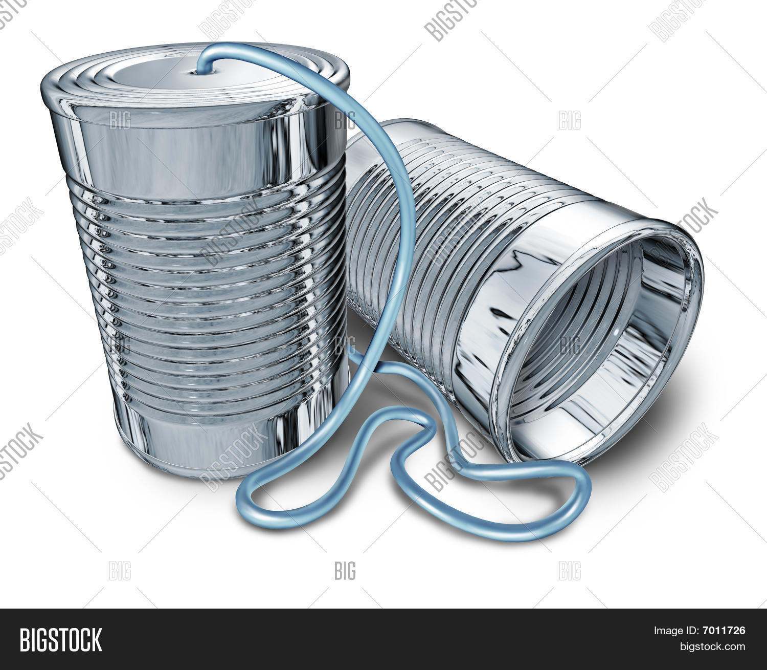 Tin Can Phone Image & Photo (Free Trial) | Bigstock