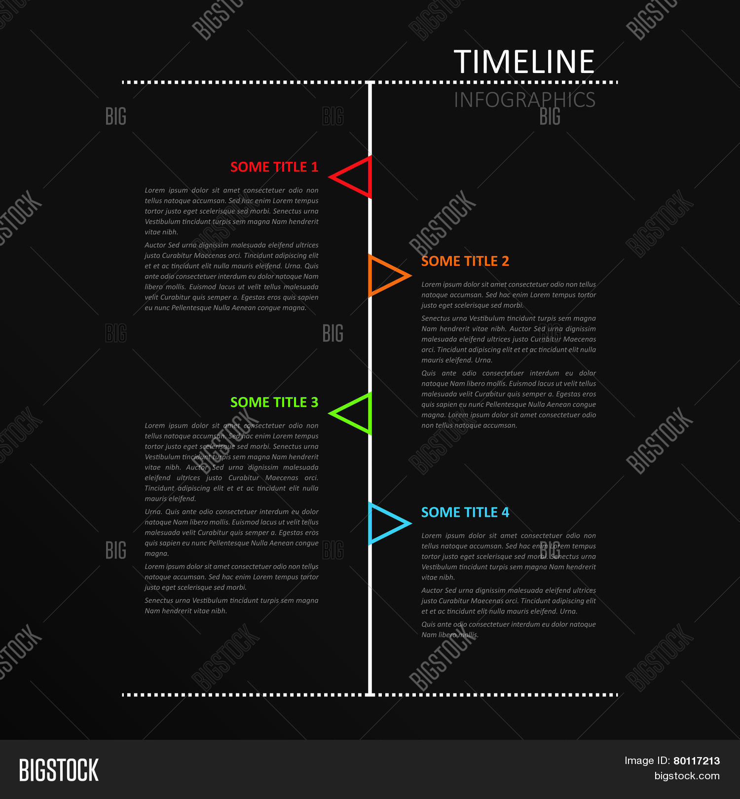 Timeline Template Vector & Photo (Free Trial) | Bigstock