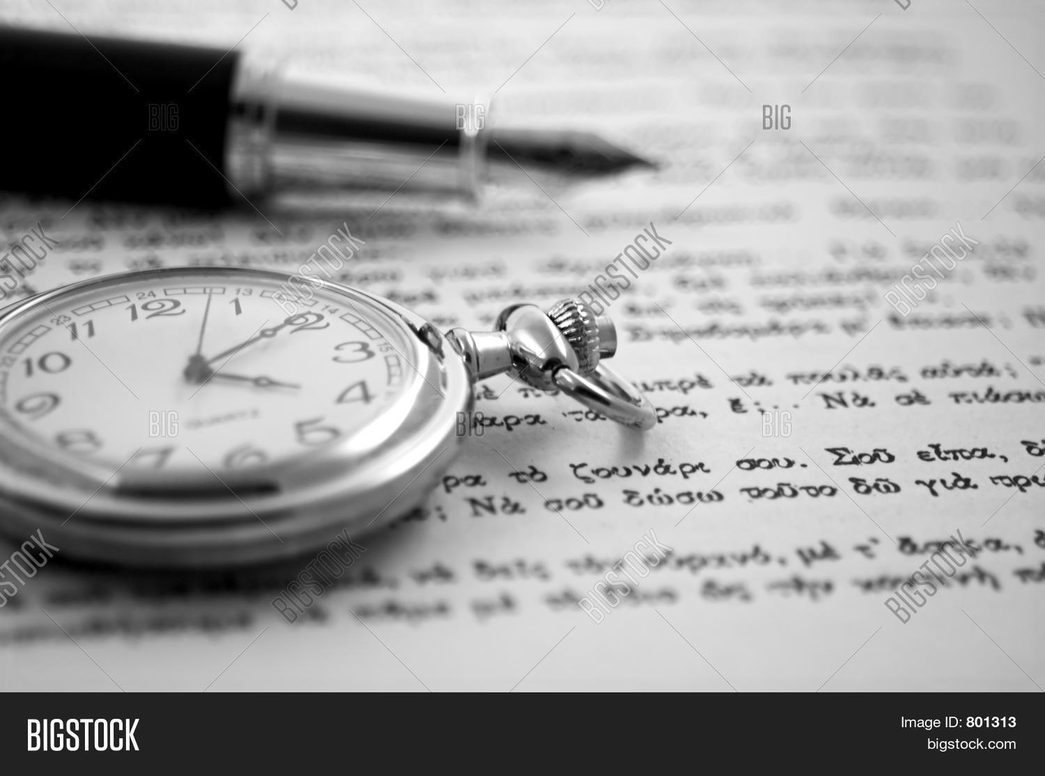 Old Clock Pen Image & Photo (Free Trial) | Bigstock