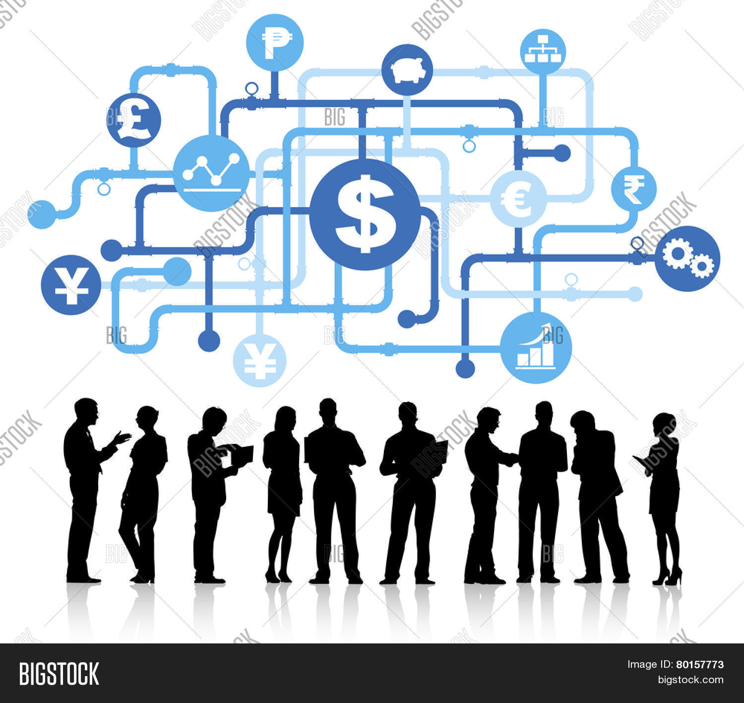 Vector Global Finance Vector & Photo (Free Trial) | Bigstock