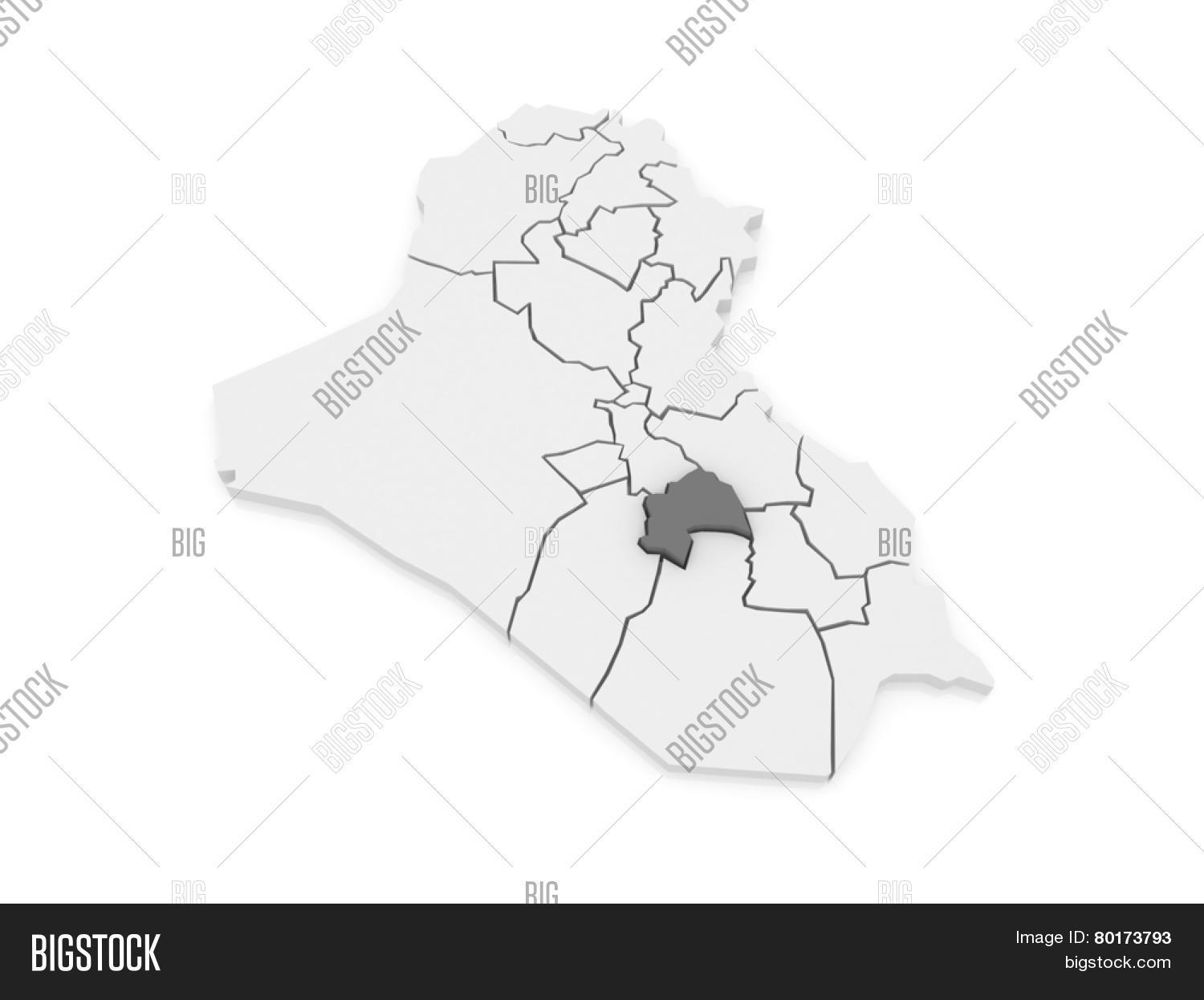 Map Quadisiya. Iraq. Image & Photo (Free Trial) | Bigstock