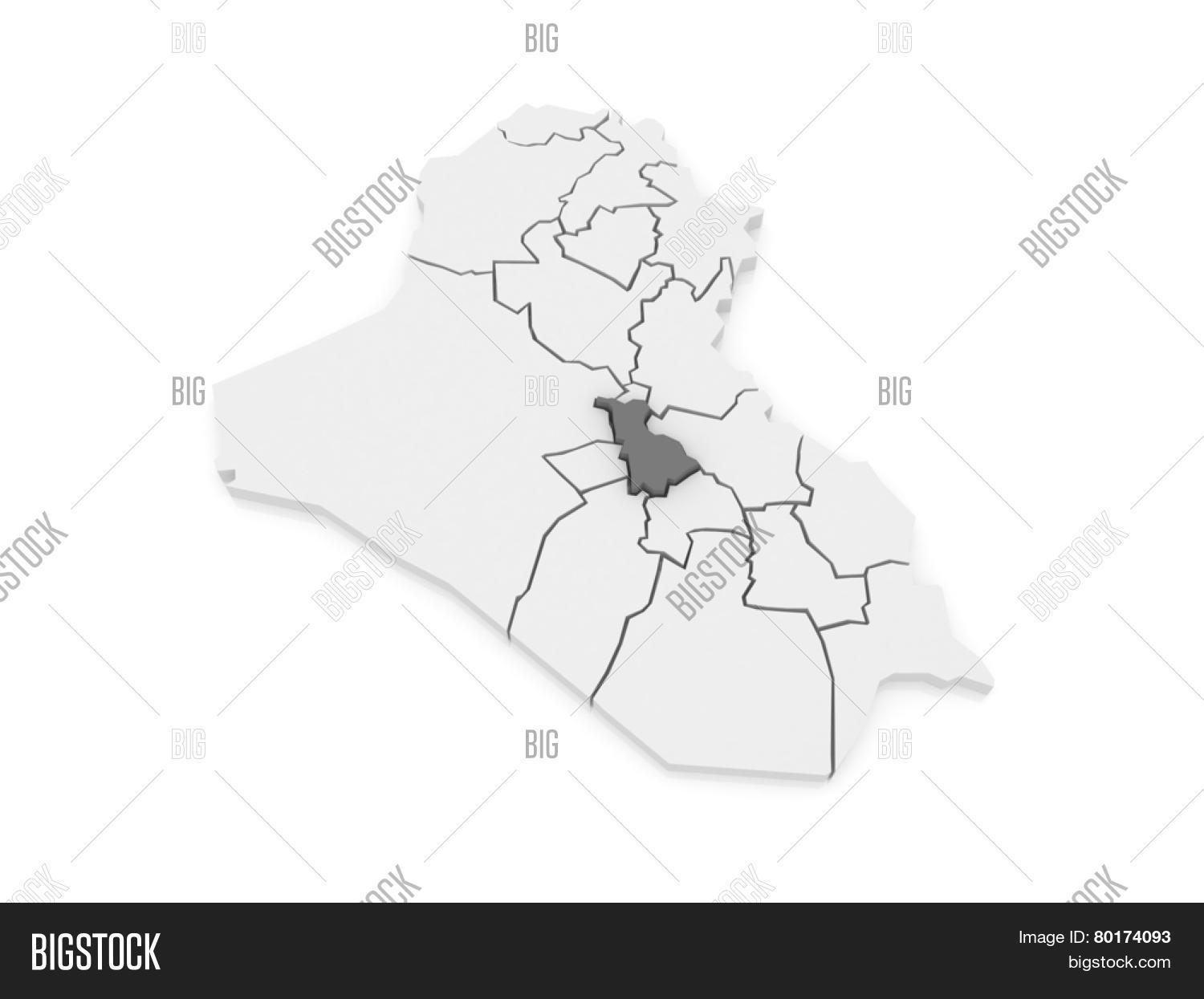 Map Babil. Iraq. 3d Image & Photo (Free Trial) | Bigstock