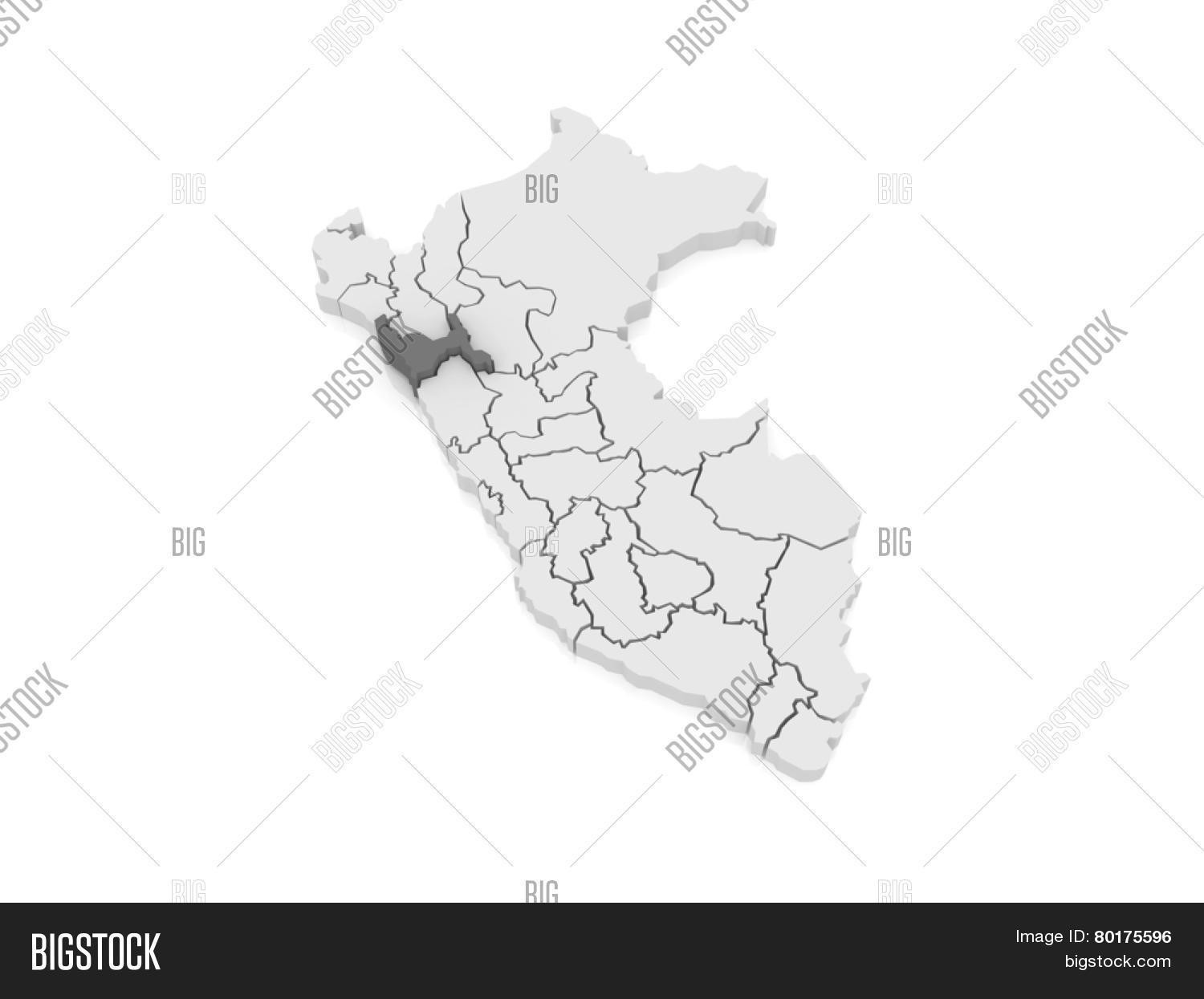 Map La Libertad. Peru Image & Photo (Free Trial) | Bigstock