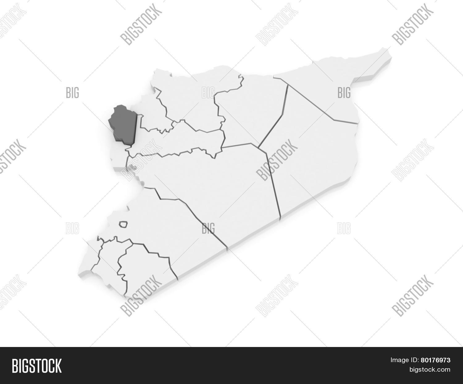 Map Latakia. Syria. 3d Image & Photo (Free Trial) | Bigstock