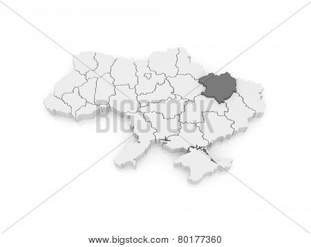 Map Kharkov Region. Image & Photo (Free Trial) | Bigstock