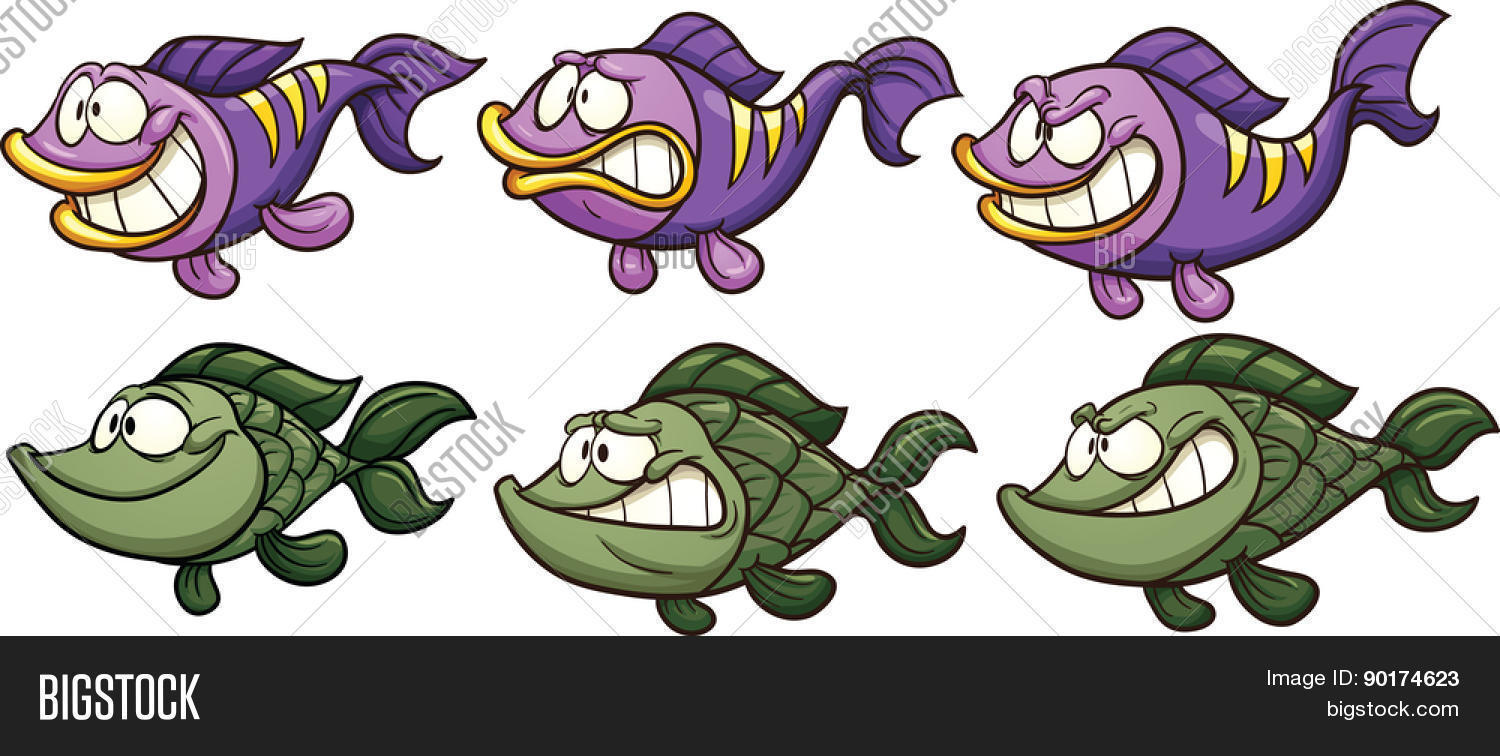 Cartoon Fish Vector & Photo (Free Trial) | Bigstock