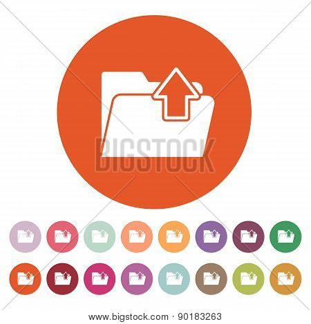 Folder Icon. Download Vector & Photo (Free Trial) | Bigstock