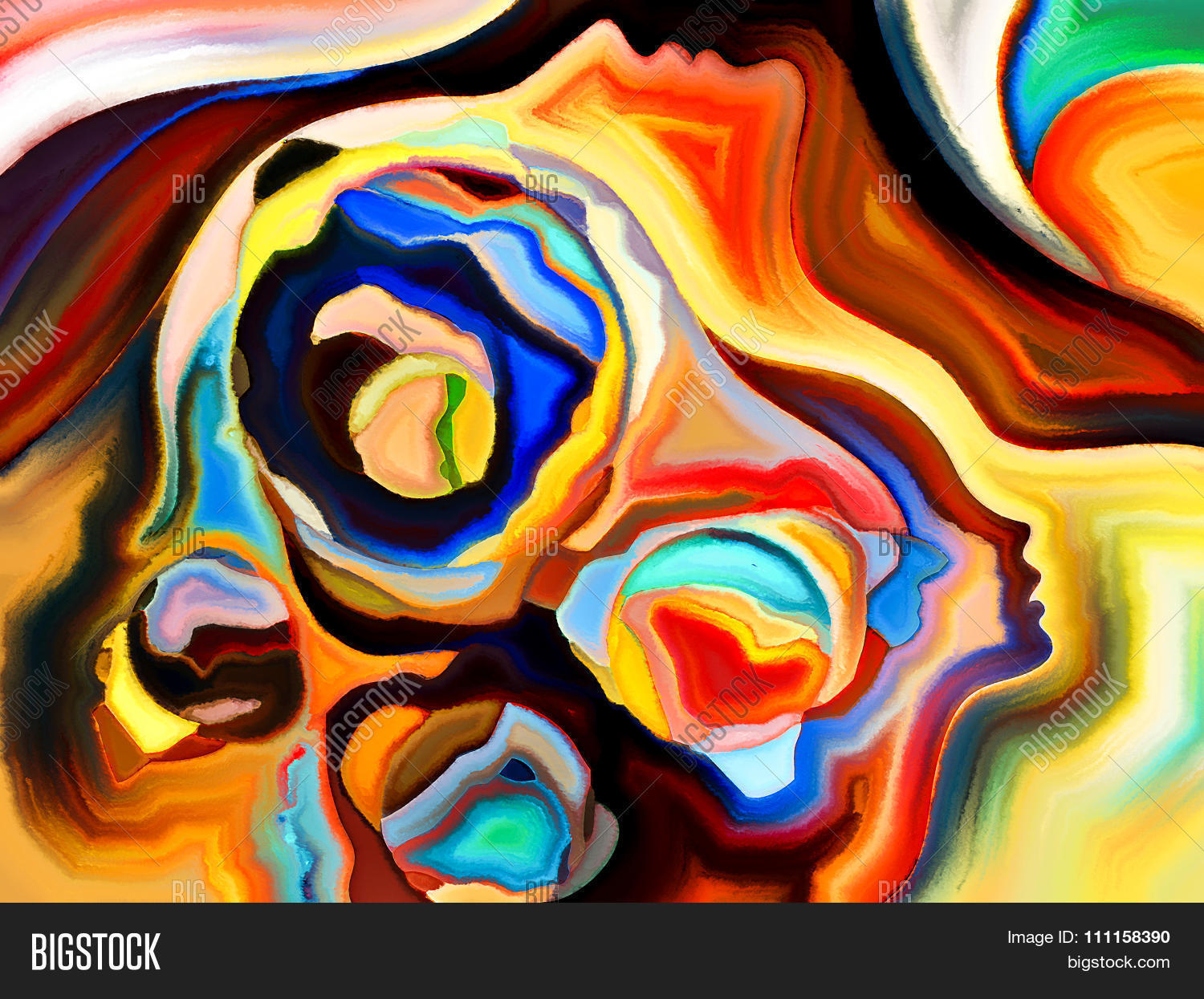 Unfolding Mind Shapes Image & Photo (Free Trial) | Bigstock