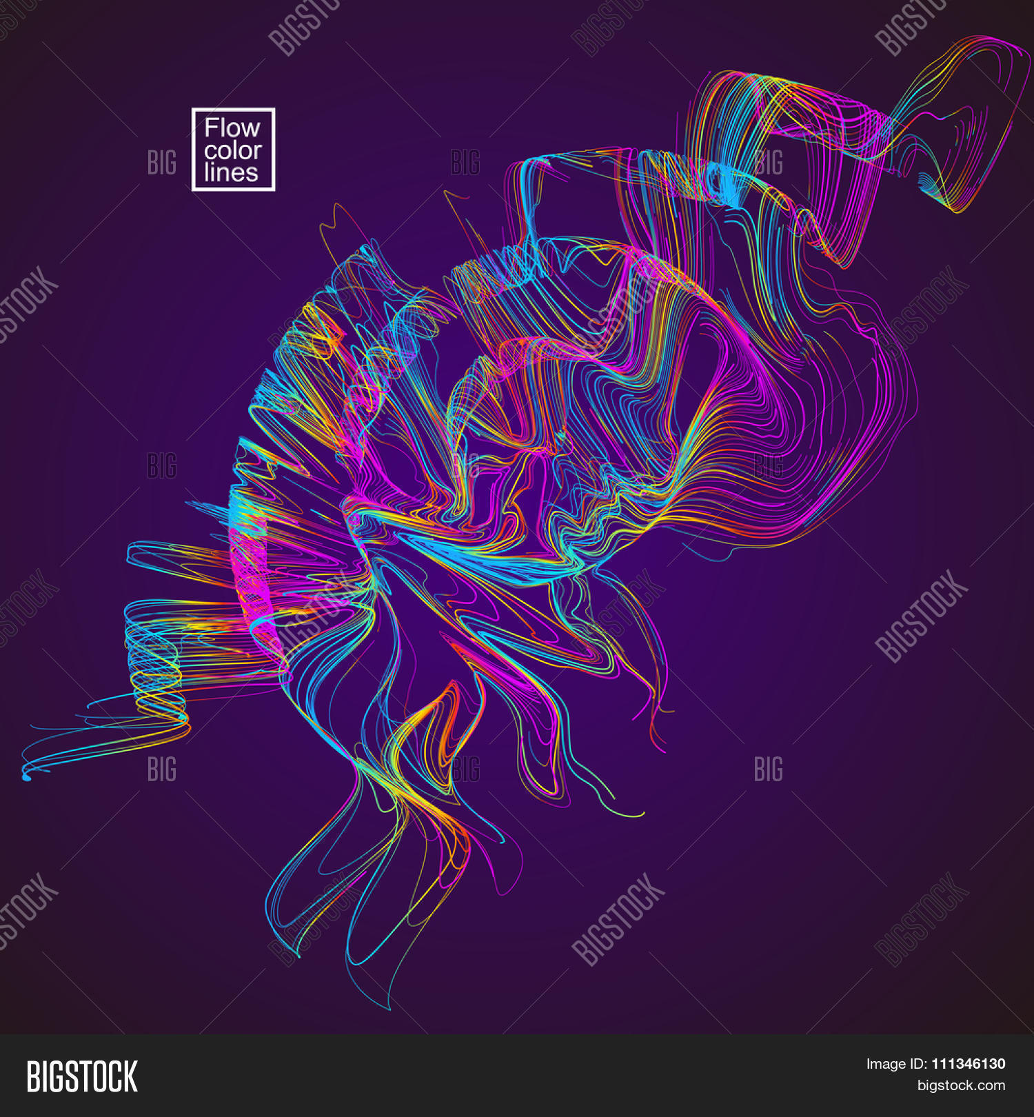 Moving Colorful Lines Vector & Photo (Free Trial) | Bigstock