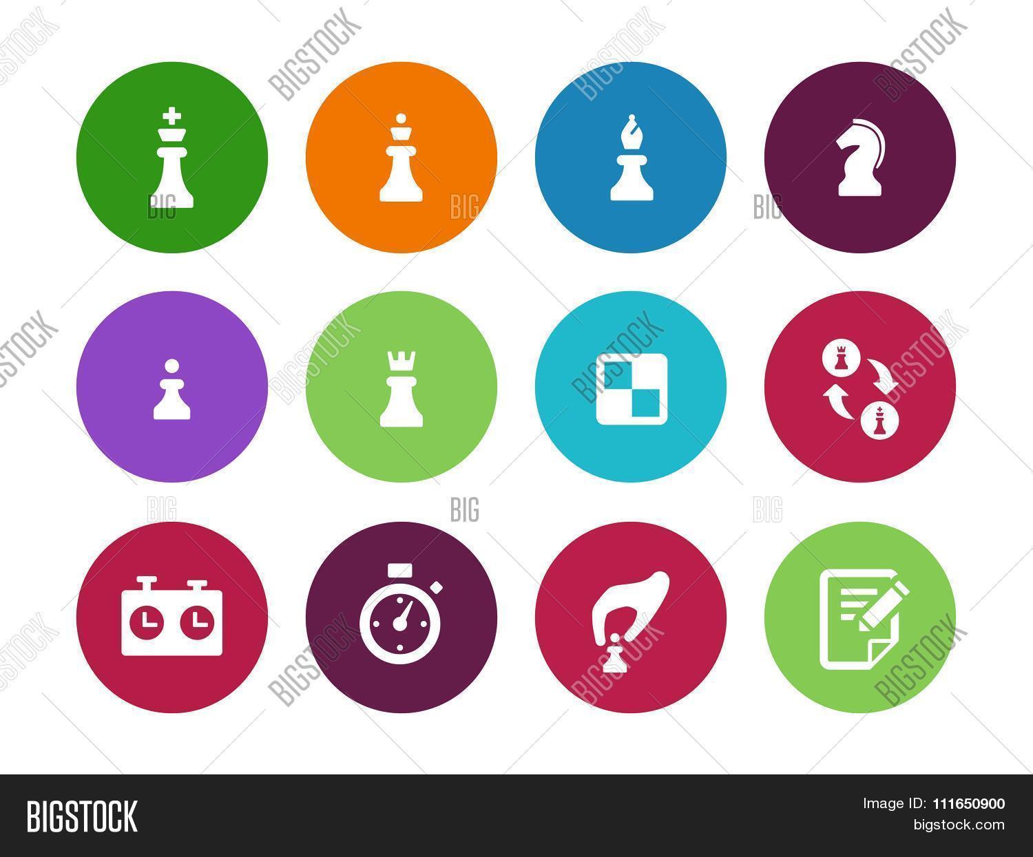 Chess Figures Circle Vector & Photo (Free Trial) | Bigstock