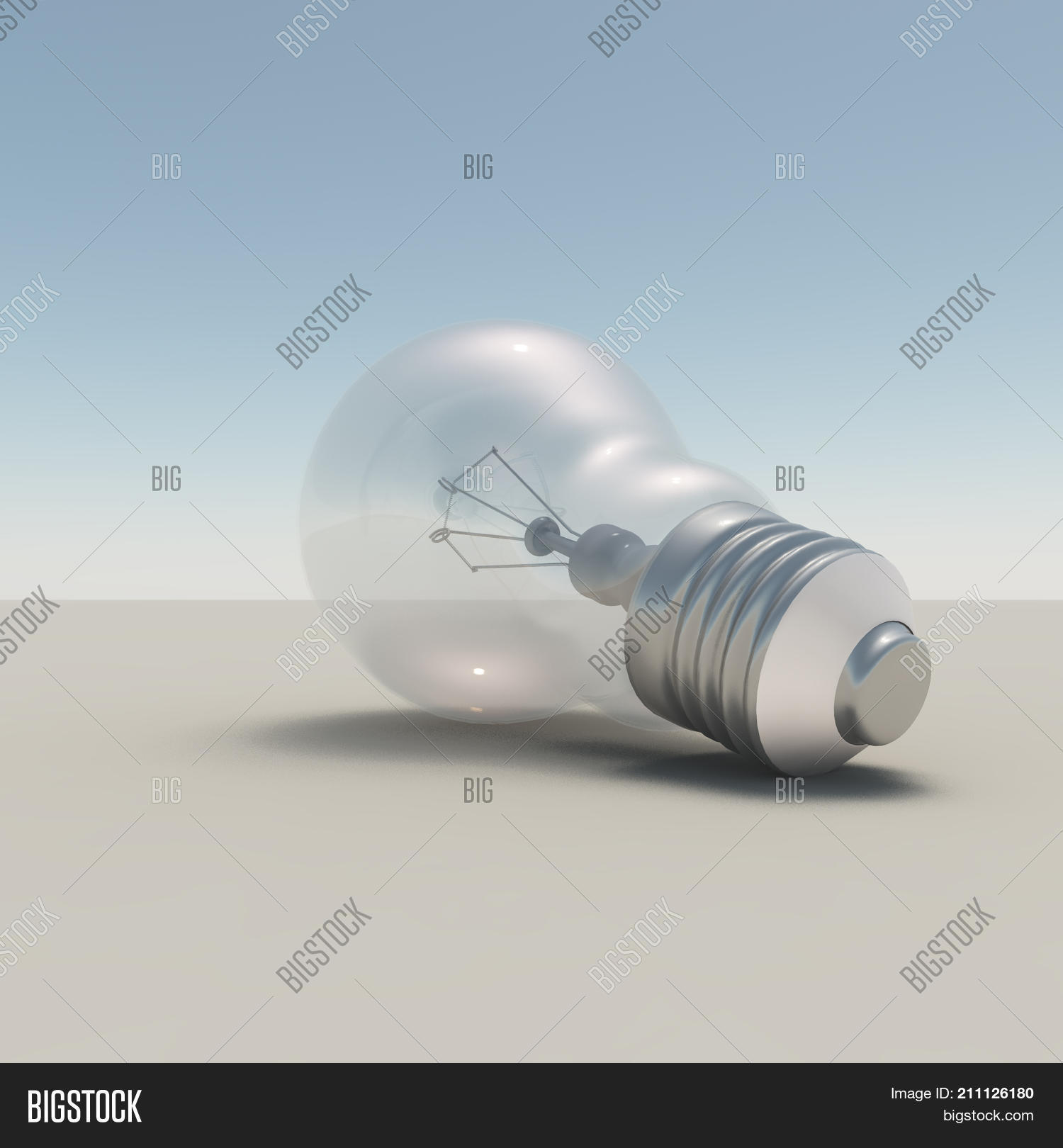 Light Bulb 3D Image & Photo (Free Trial) | Bigstock