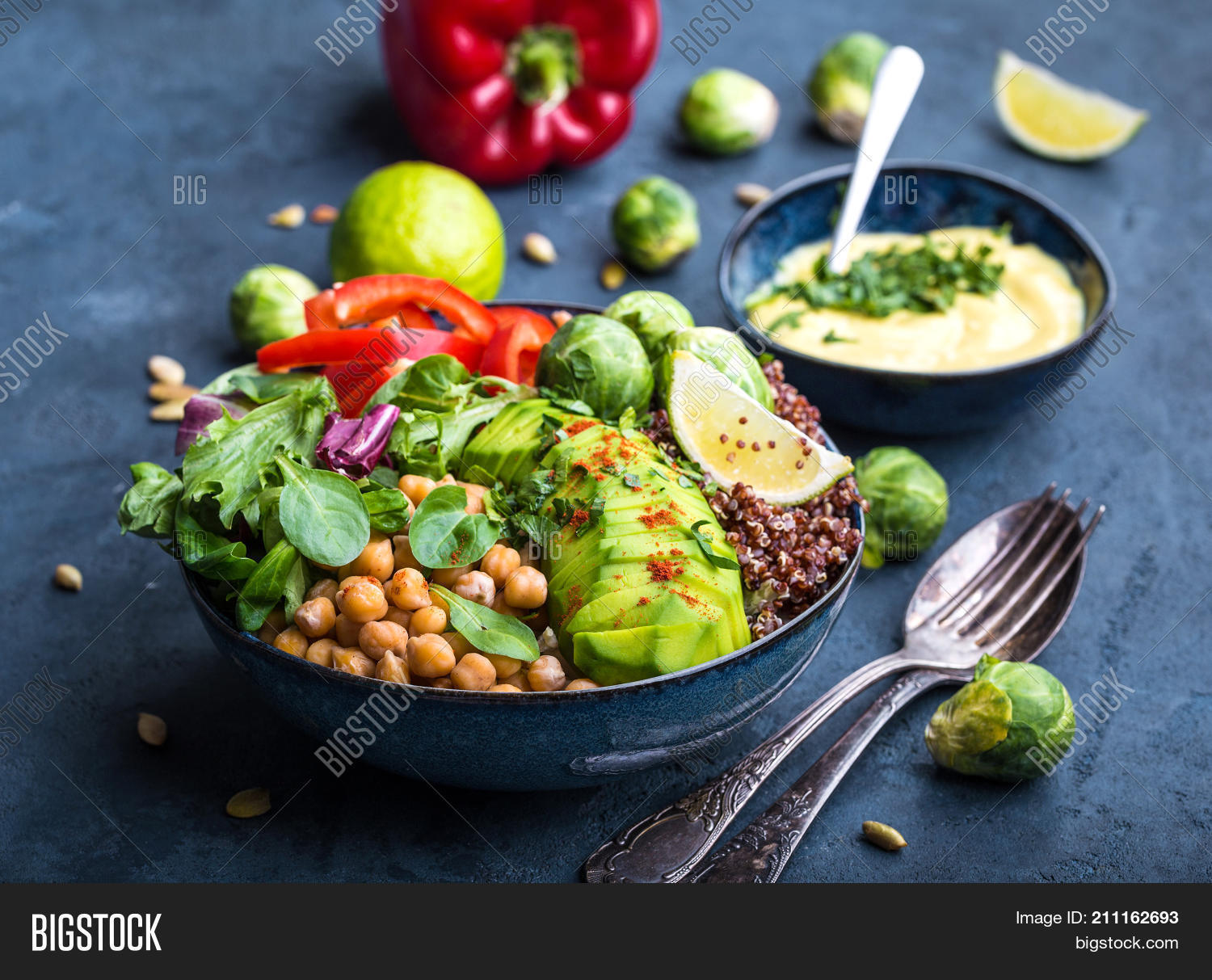 Bowl Healthy Salad Image & Photo (Free Trial) | Bigstock