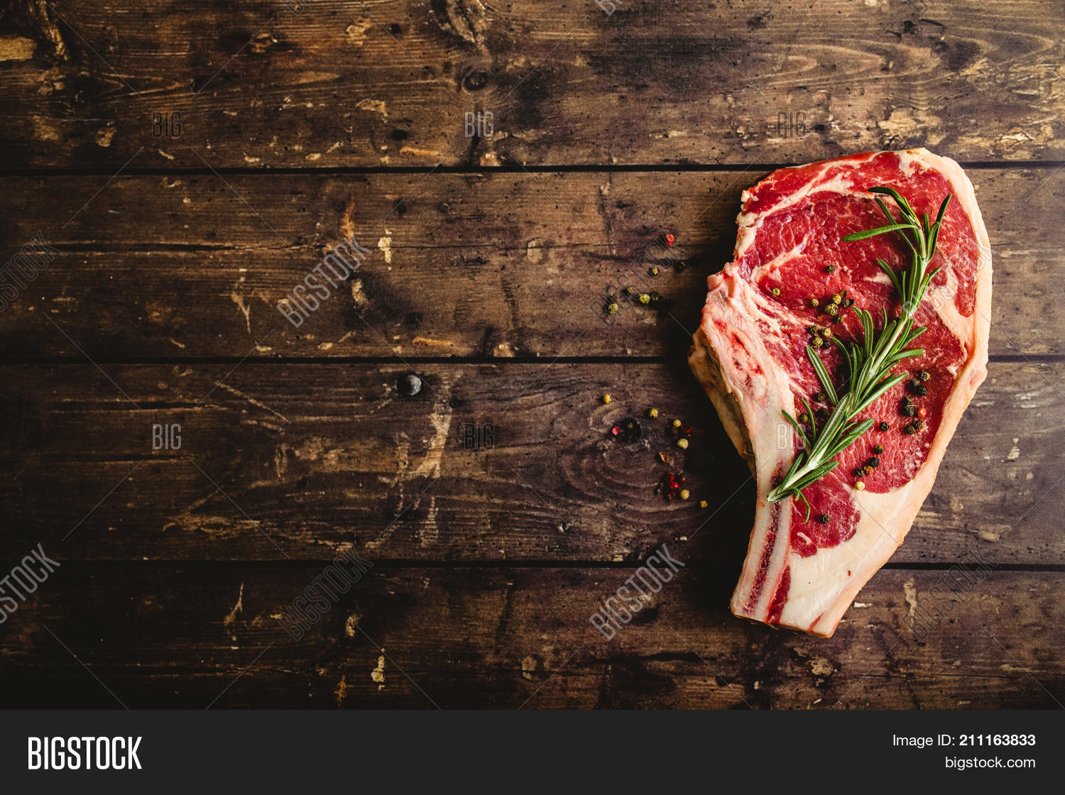 Raw Marbled Meat Steak Image & Photo (Free Trial) | Bigstock