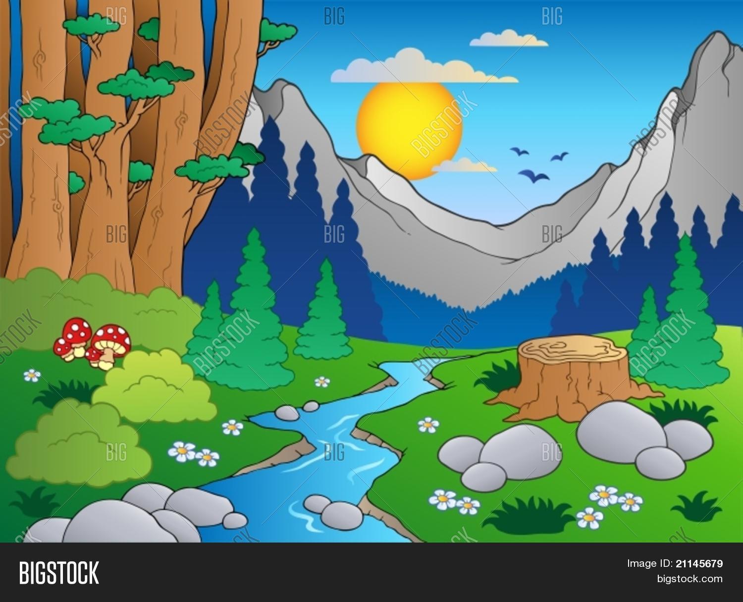 Cartoon Forest Vector & Photo (Free Trial) | Bigstock