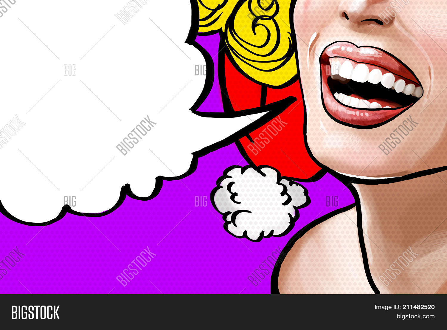 Smiling Pop Art