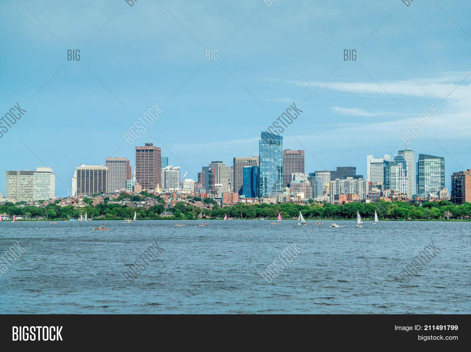 Boston City Line View Image & Photo (Free Trial) | Bigstock