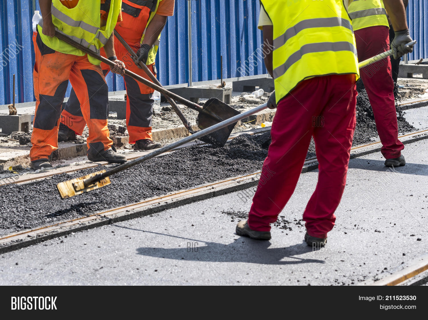 Workers Construct Image & Photo (Free Trial) | Bigstock