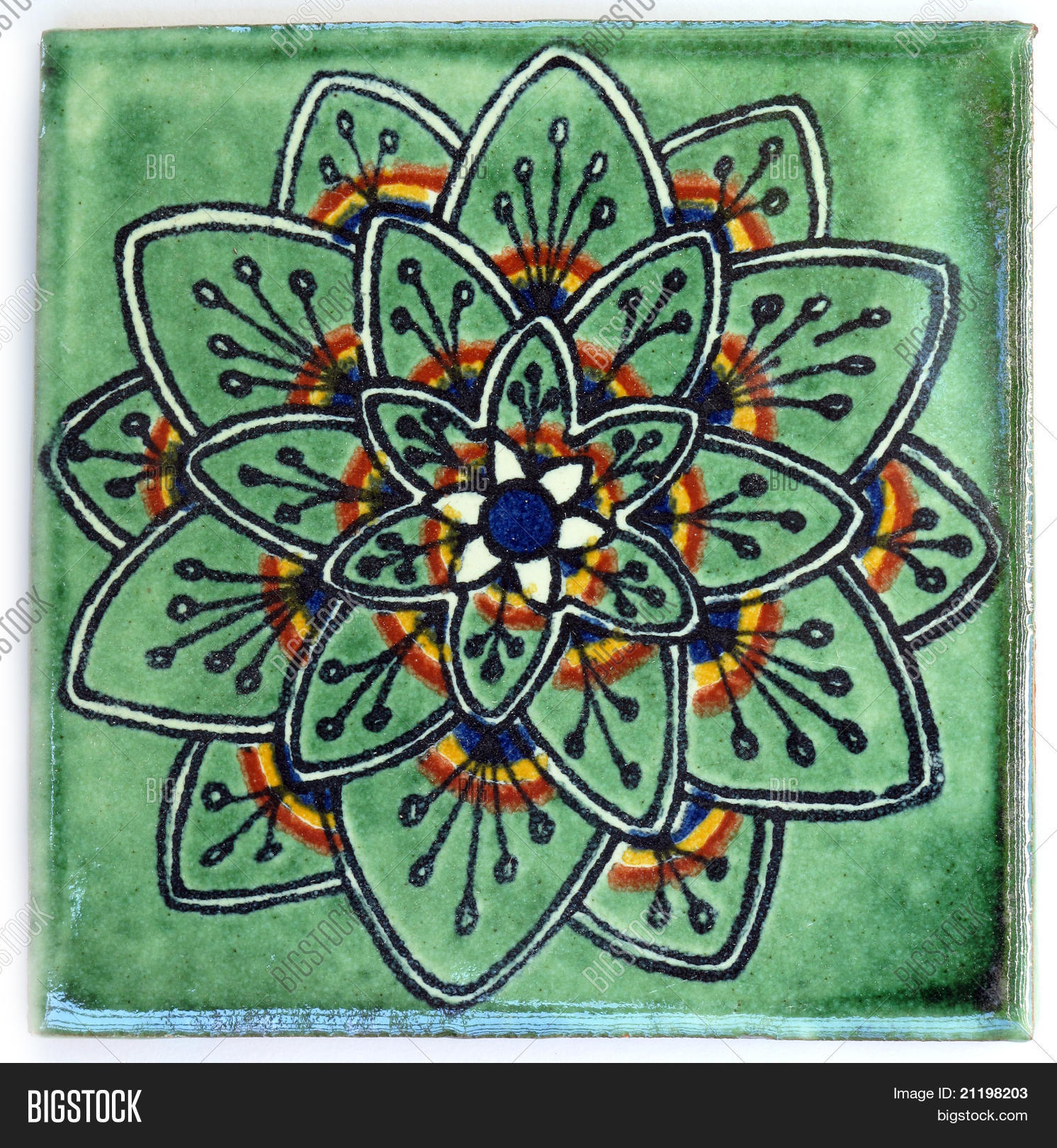 Square Mexican Tile Image & Photo (Free Trial) | Bigstock