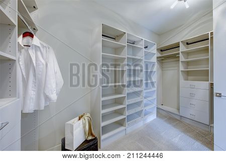Empty Walk- Closet Image & Photo (Free Trial) | Bigstock