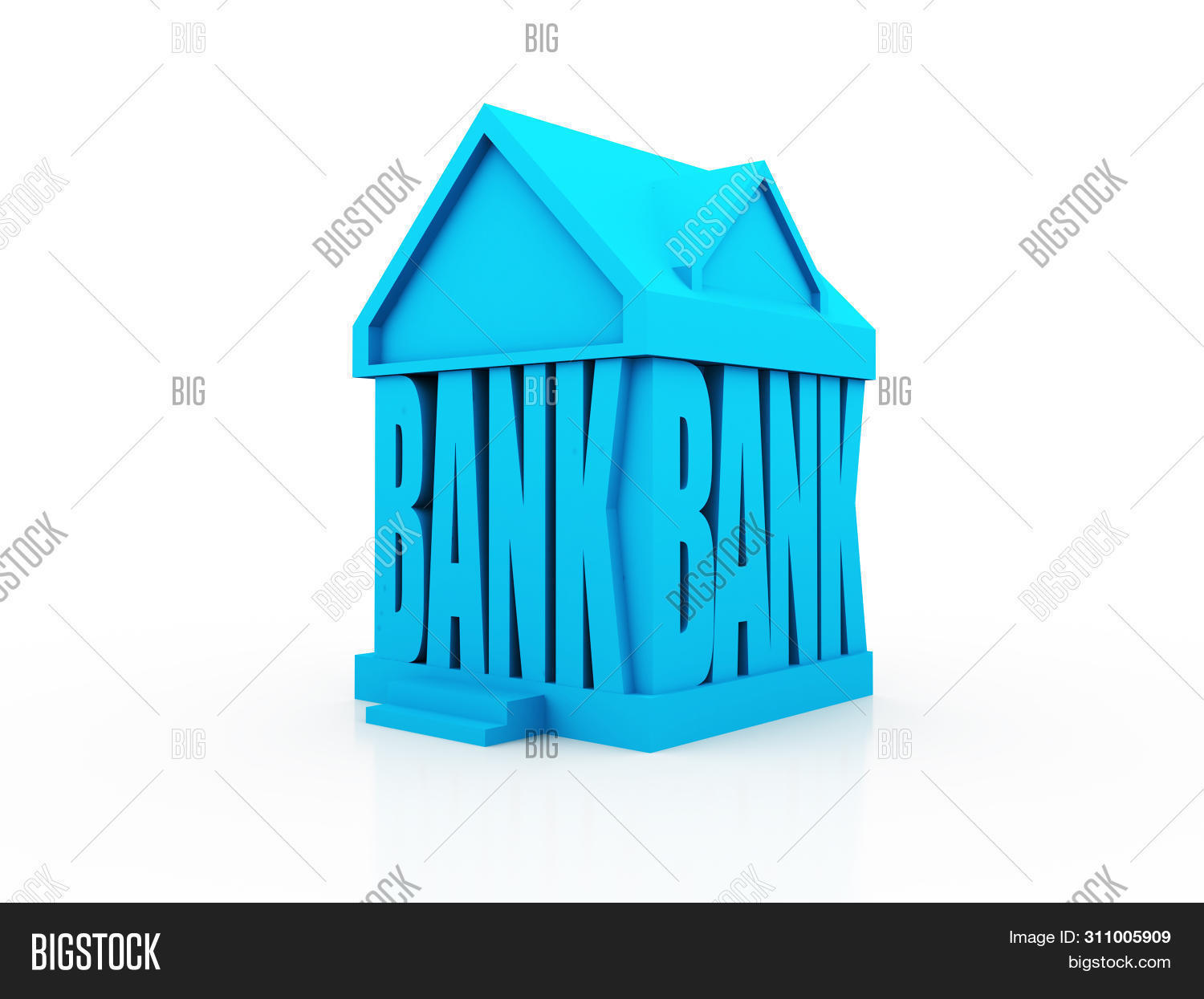 3d Image Bank Concept Image & Photo (Free Trial) | Bigstock