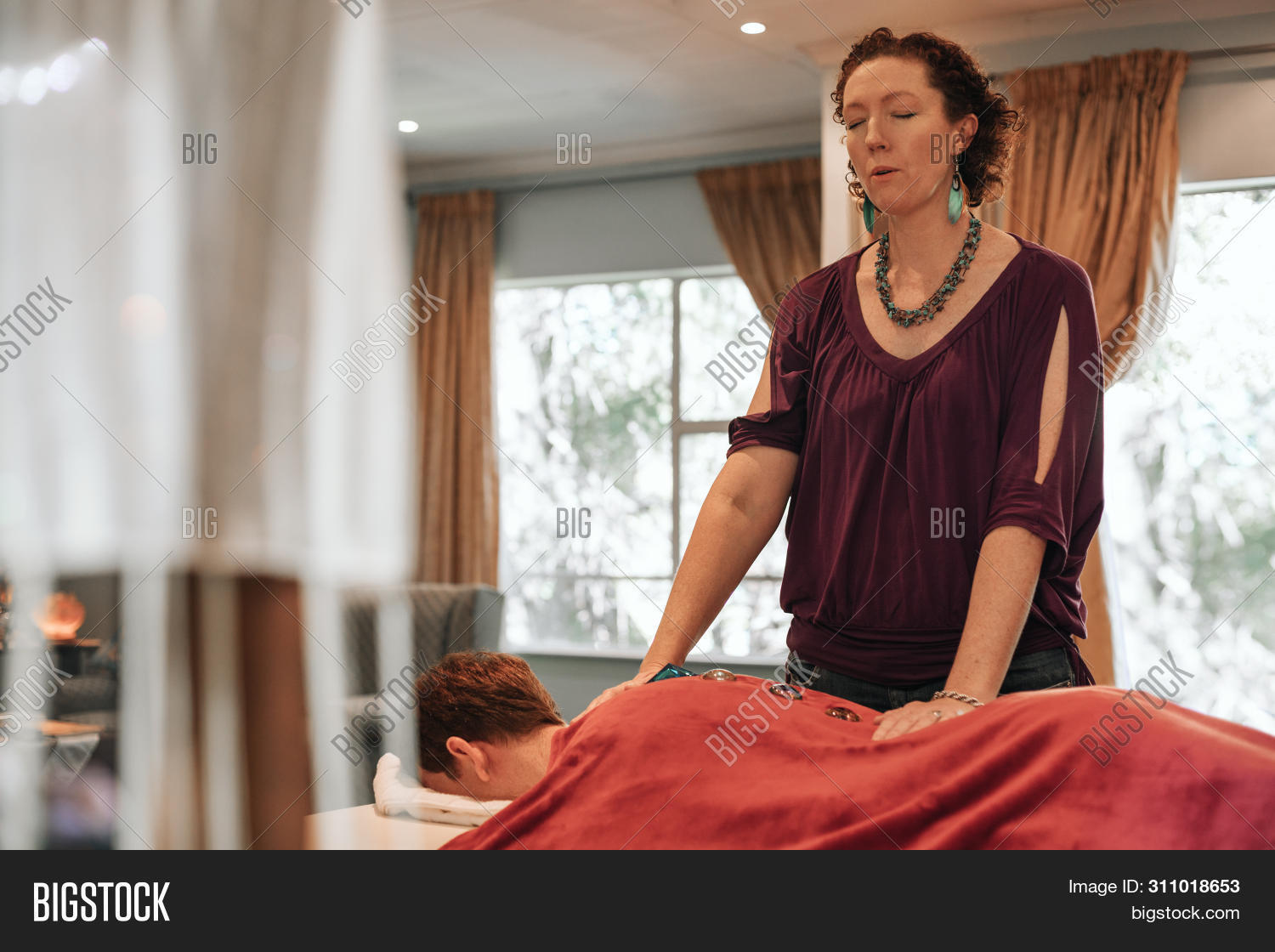 Woman Spiritual Healer Image & Photo (Free Trial) | Bigstock