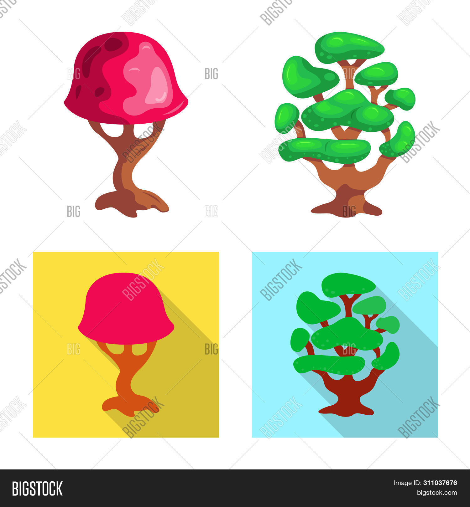 Bitmap Design Tree Image & Photo (Free Trial) | Bigstock