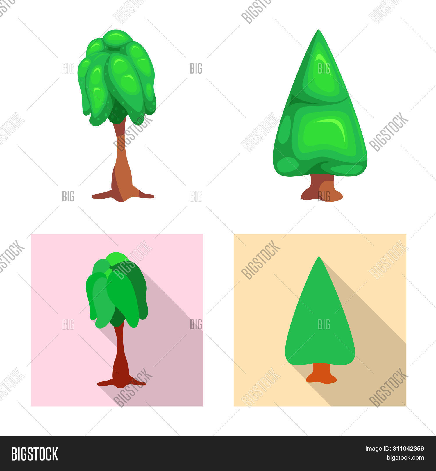 Bitmap Design Tree Image & Photo (Free Trial) | Bigstock