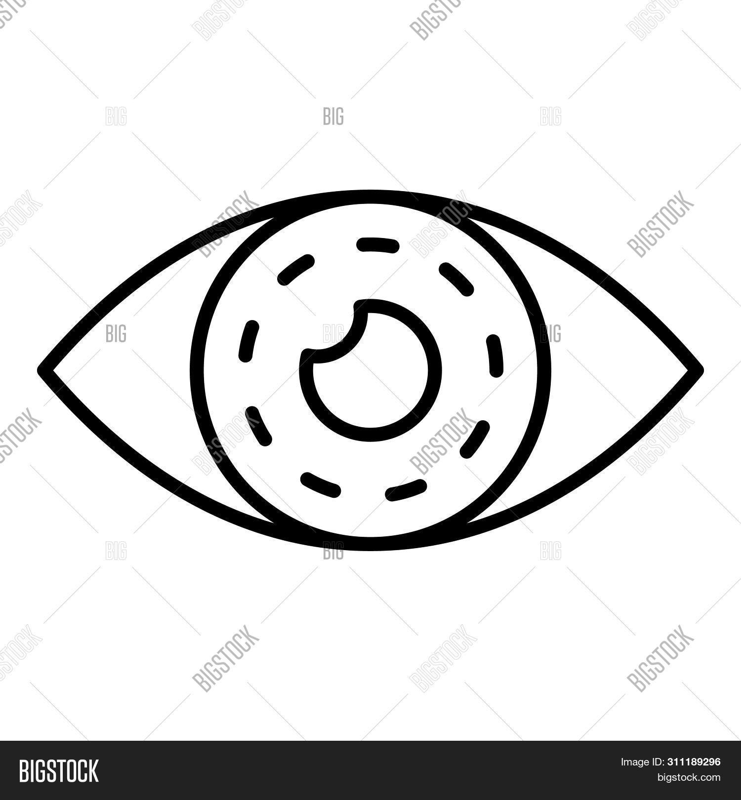 Eye Contact Lens Icon Image & Photo (Free Trial) | Bigstock