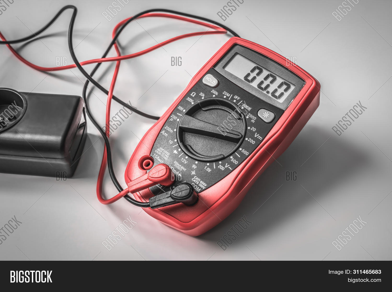 Red Digital Multimeter Image & Photo (Free Trial) | Bigstock