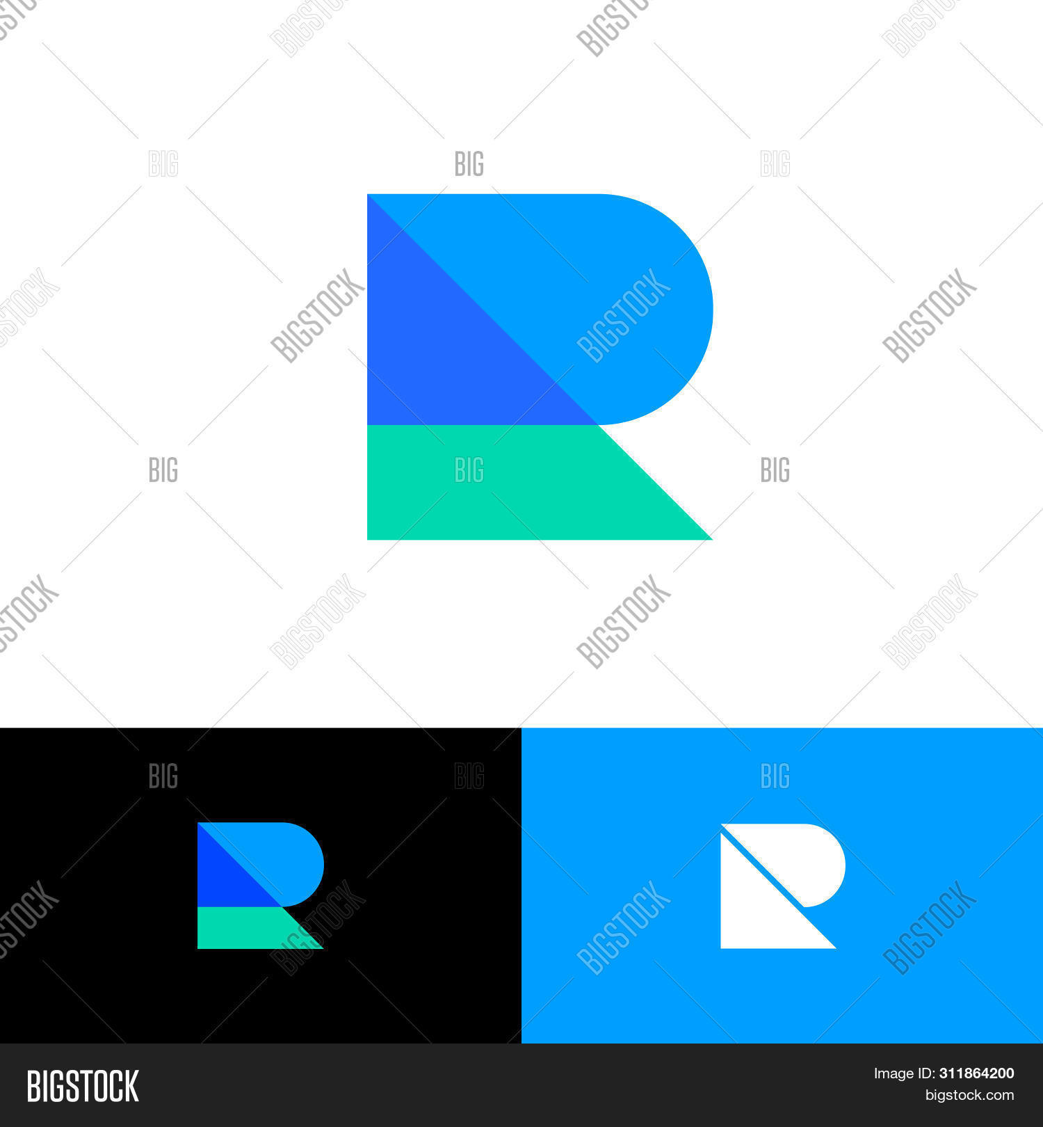 R Logo. R Abstract Vector & Photo (Free Trial) | Bigstock