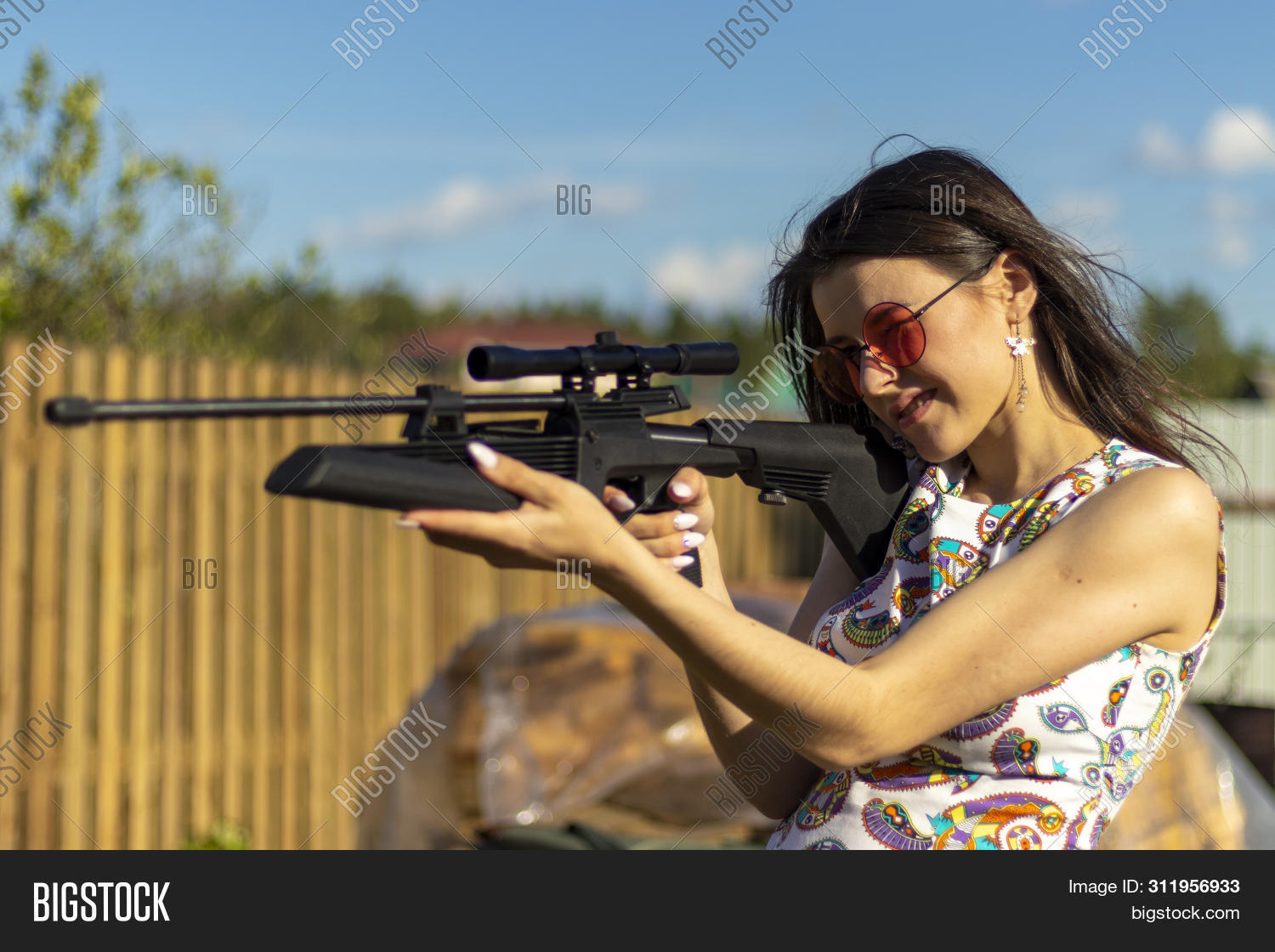 Pretty Hunter Girl Image & Photo (Free Trial) | Bigstock
