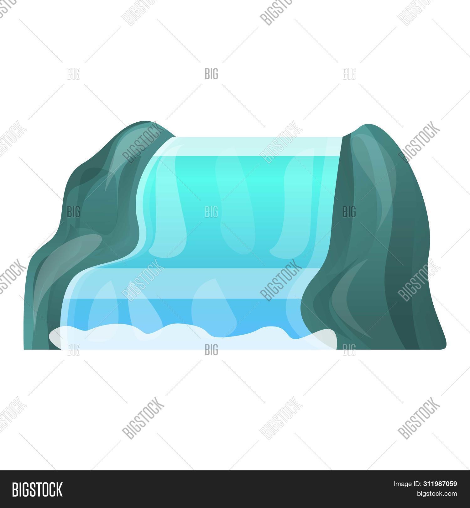 Cascade Icon. Cartoon Image & Photo (Free Trial) | Bigstock