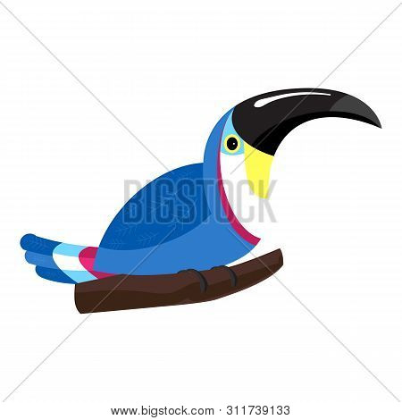 Blue Toucan Icon. Vector & Photo (Free Trial) | Bigstock