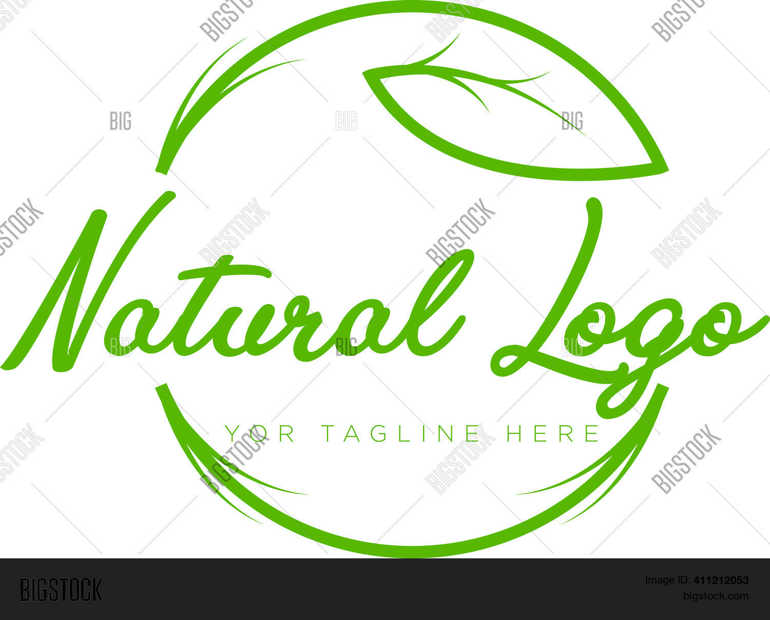 Natural Logo Design Vector & Photo (Free Trial) | Bigstock