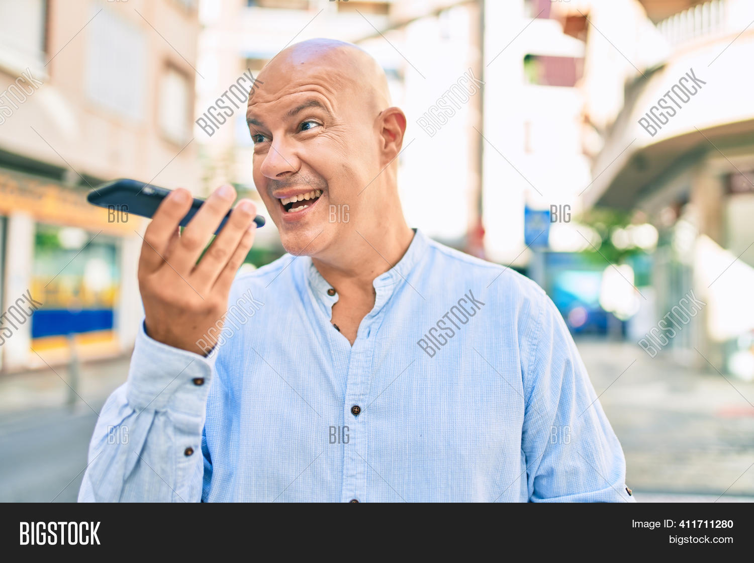 Middle Age Bald Man Image & Photo (Free Trial) | Bigstock