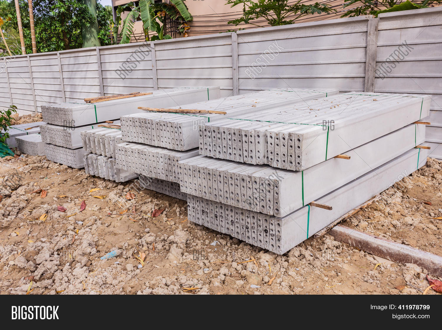 Stack Precast Concrete Image & Photo (Free Trial) | Bigstock