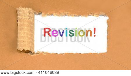 Revision Word Written Image & Photo (Free Trial) | Bigstock