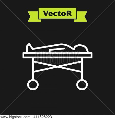 White Line Dead Body Vector & Photo (Free Trial) | Bigstock