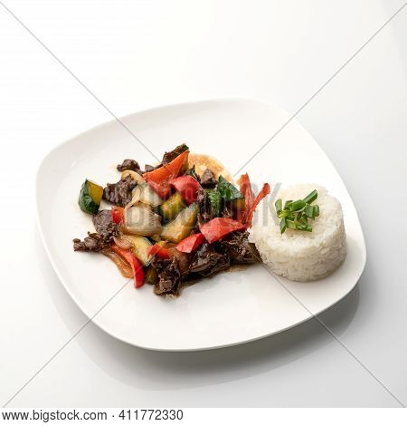 Rice Garnish Salad. Image & Photo (Free Trial) | Bigstock