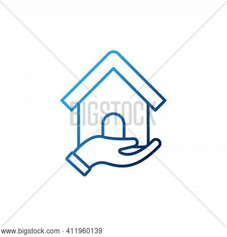 Home Hand Logo Icon Vector & Photo (Free Trial) | Bigstock