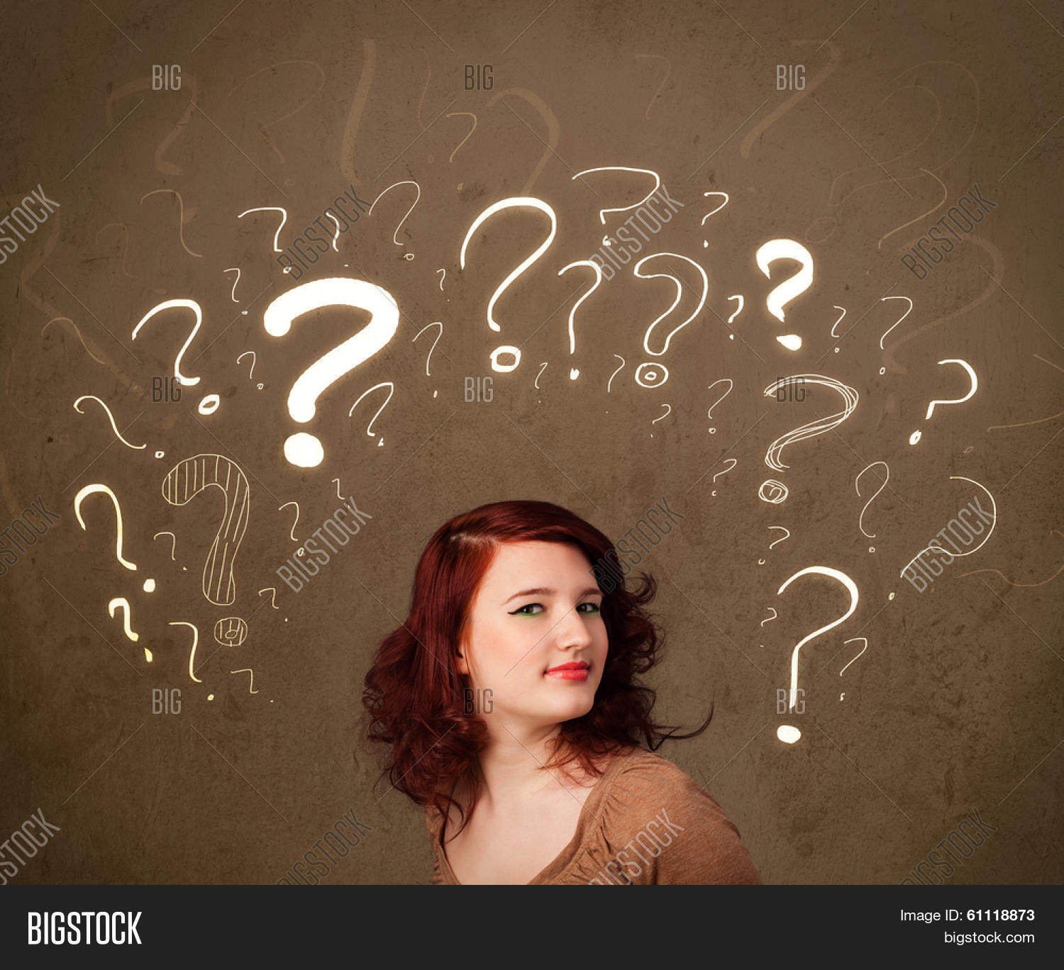 Teenage Girl Question Image & Photo (Free Trial) | Bigstock
