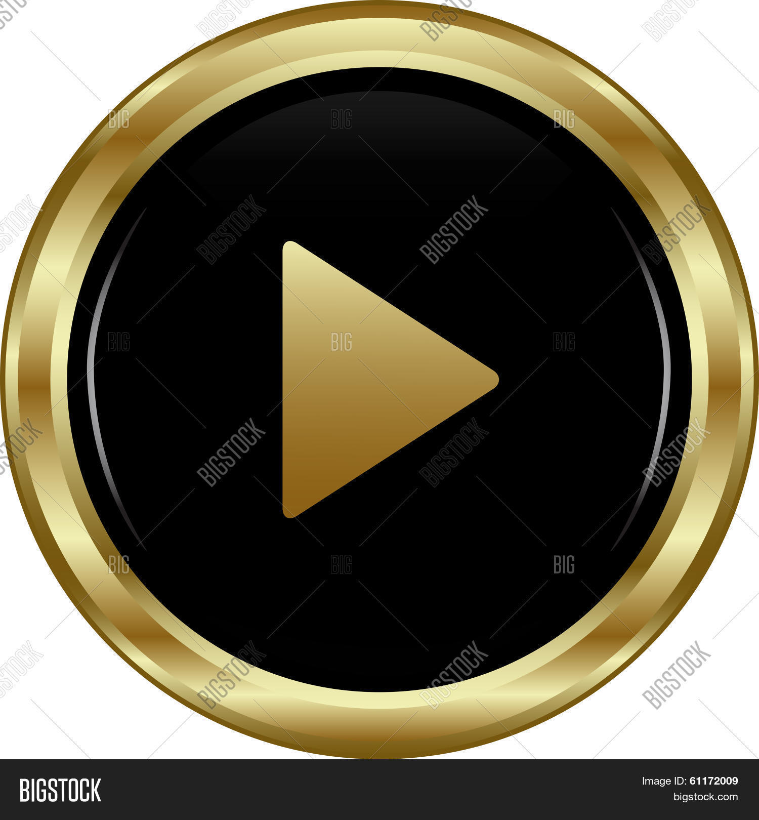 Black Gold Play Vector & Photo (Free Trial) | Bigstock
